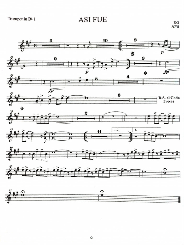 Así Fue Mariachi Trompeta | PDF