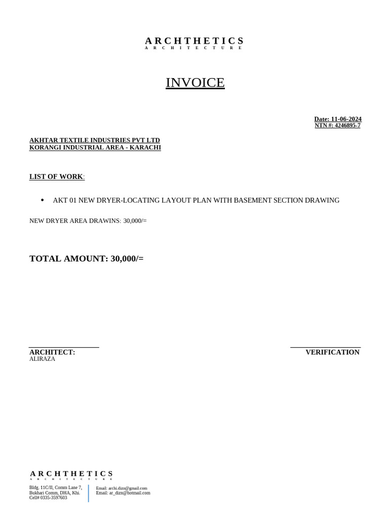 Invoice # 040 | PDF