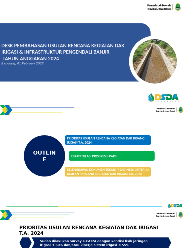 Bahan Paparan Koordinasi URK DAK 2024 | PDF
