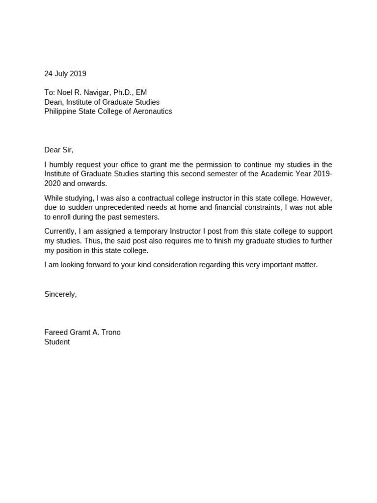 Letter of Returnee | PDF