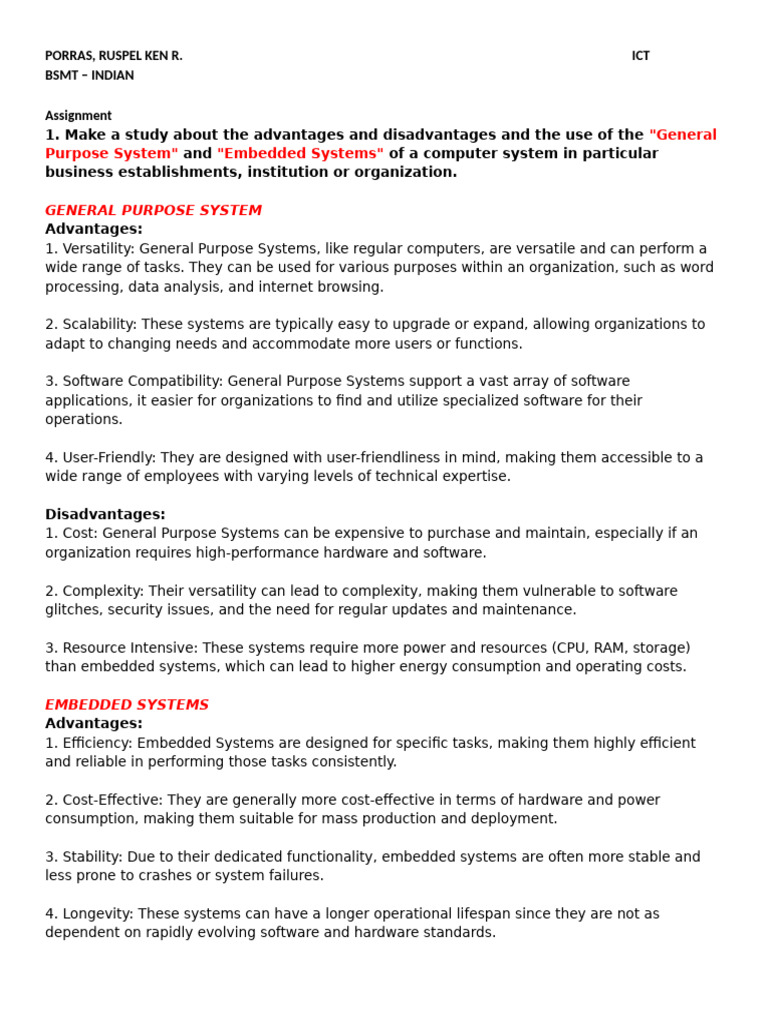 Ict | PDF | Embedded System | Software