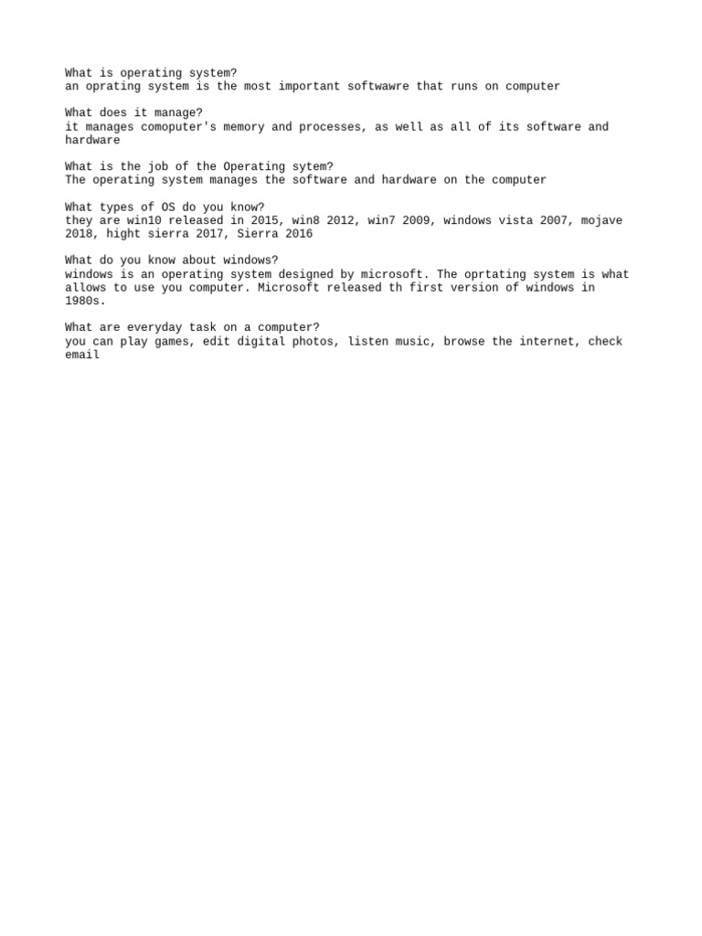 Intro to Operating Systems | PDF