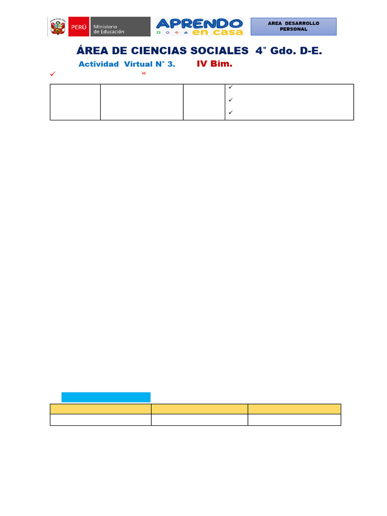 ACTV. Aperendz. 4° D. Virtual 13 Nov. | PDF