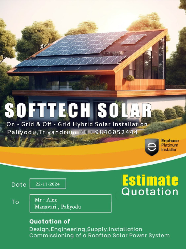 SOFTTECH | PDF | Solar Power | Photovoltaic System