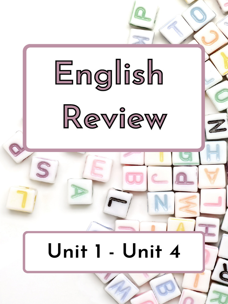 English Review Unit 1 - Unit 4 Kelas 5 | PDF