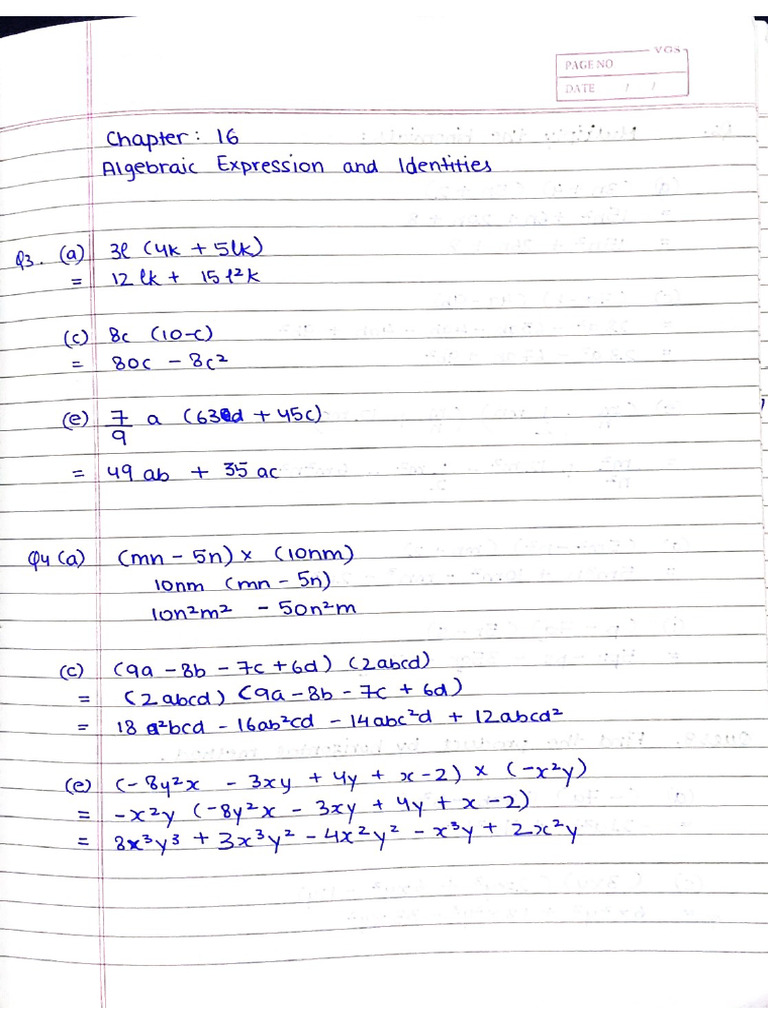 Ananya Sharma Algebra 6a and 6b | PDF