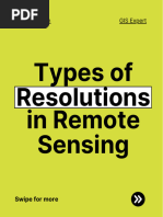 Remote Sensing Resolution Types | PDF | Image Resolution | Remote Sensing