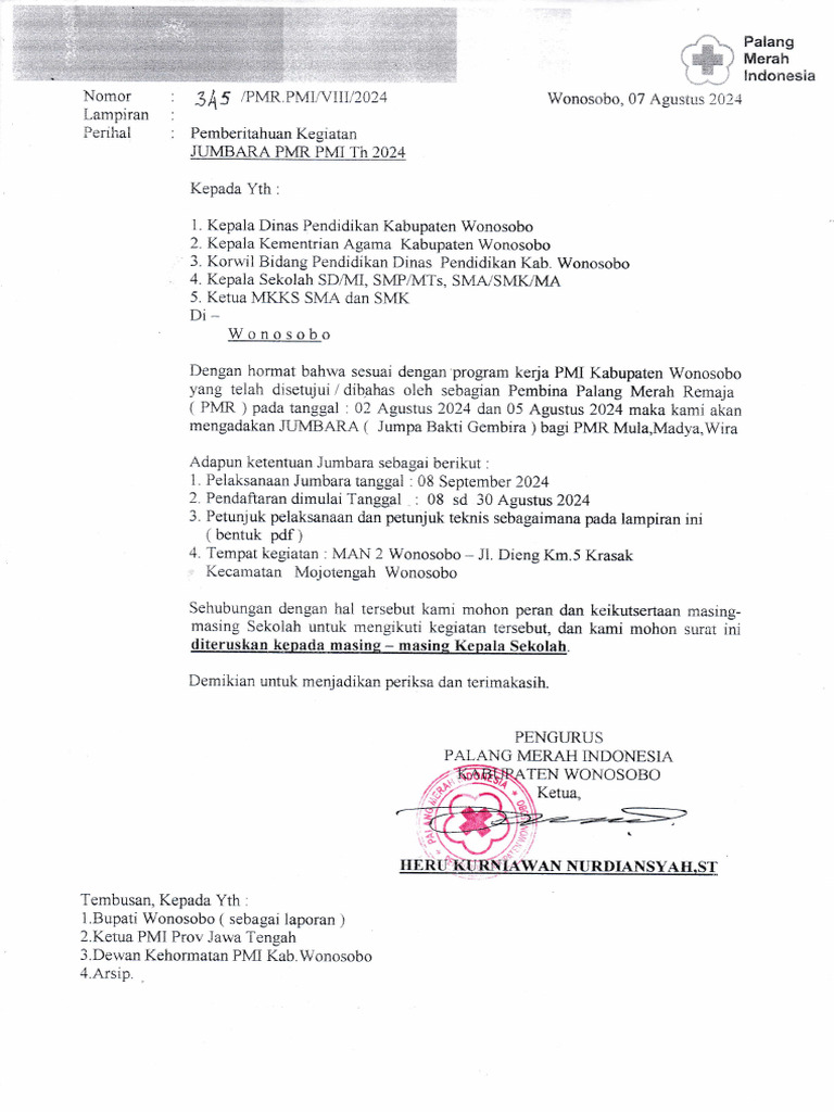 Jumbara PMR 2024 | PDF