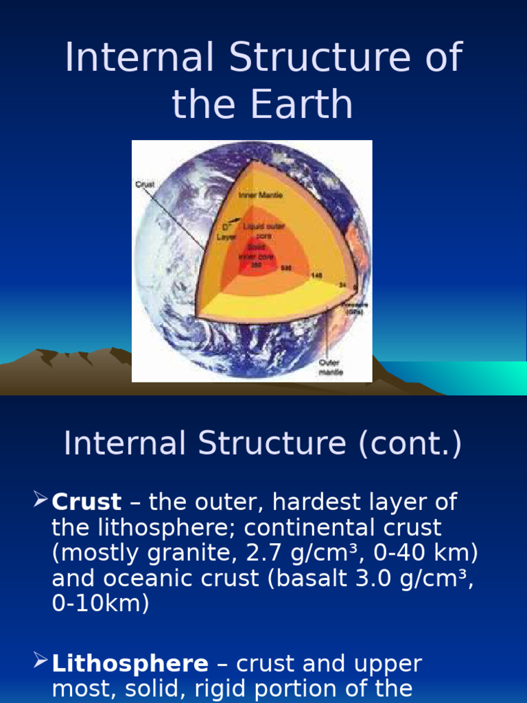 Internal Structure of The Earth 24-11-14 | PDF