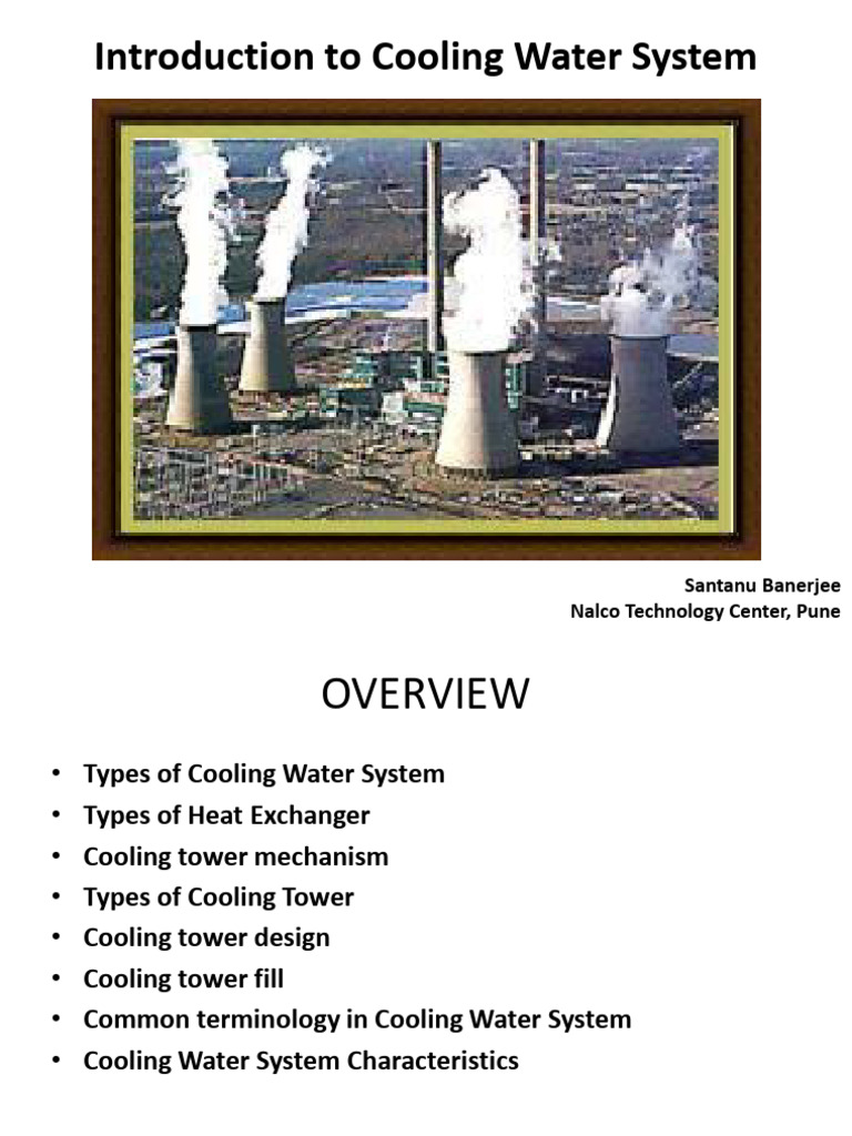 4.Introduction to Cooling Water System (1) | PDF | Water | Mechanical ...