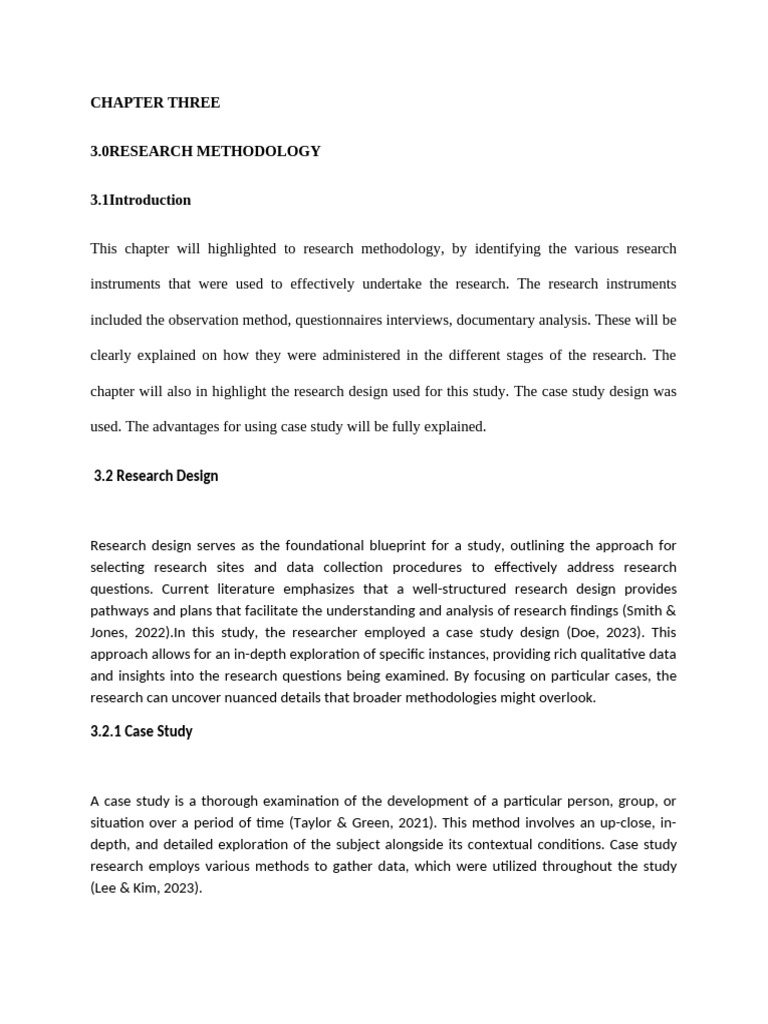 CHAPTER THREE-WPS Office | PDF | Methodology | Sampling (Statistics)