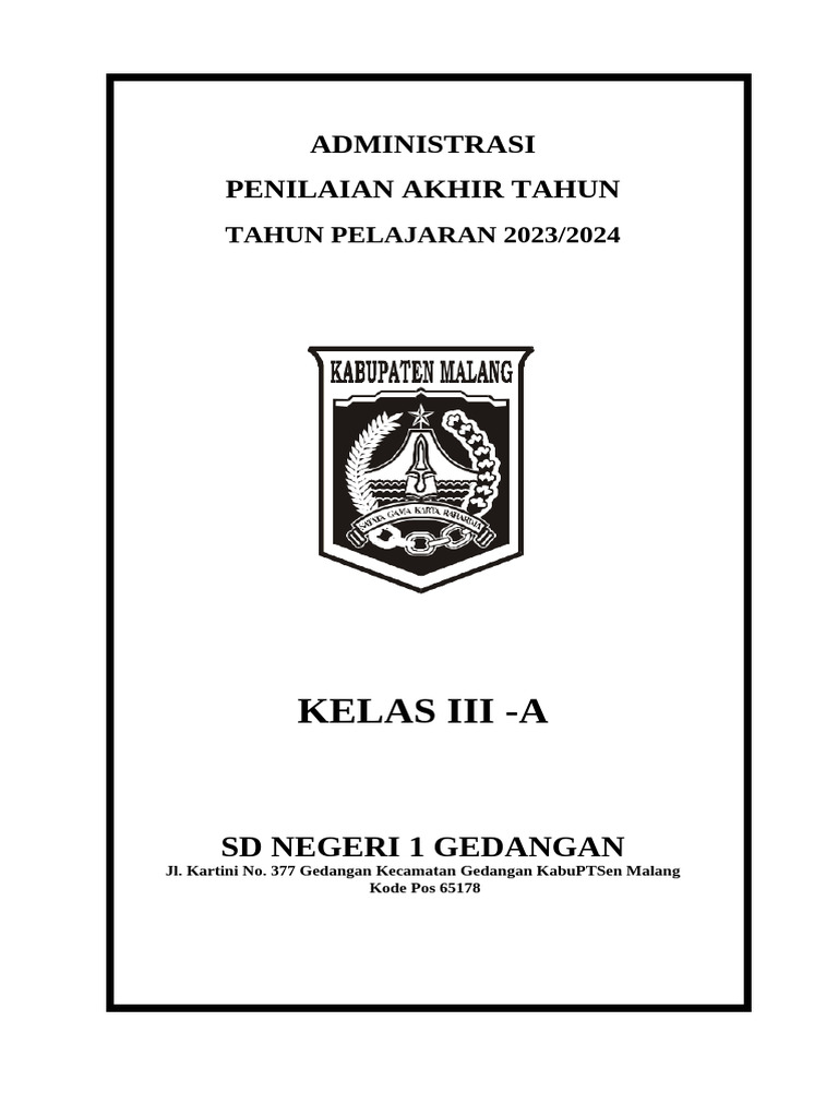 ADMINISTRASI UTS III-A | PDF