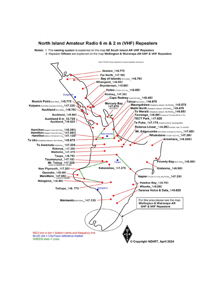Repeater Maps 2024 April | PDF
