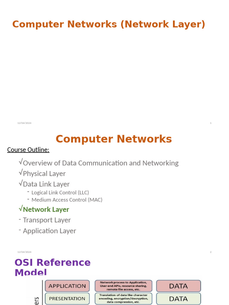 Network Layer | PDF | Routing | Internet Protocols