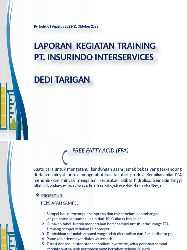 Laporan Training PT IIS - Dedi Tarigan | PDF