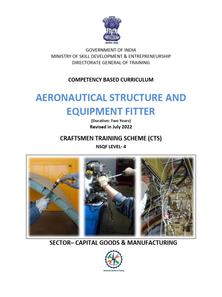Aeronautical Structure and Eqpt Fitter_CTS2.0_NSQF-4 | PDF | Composite ...