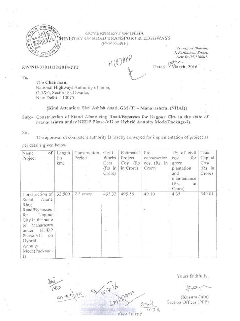 Letter of Award | PDF