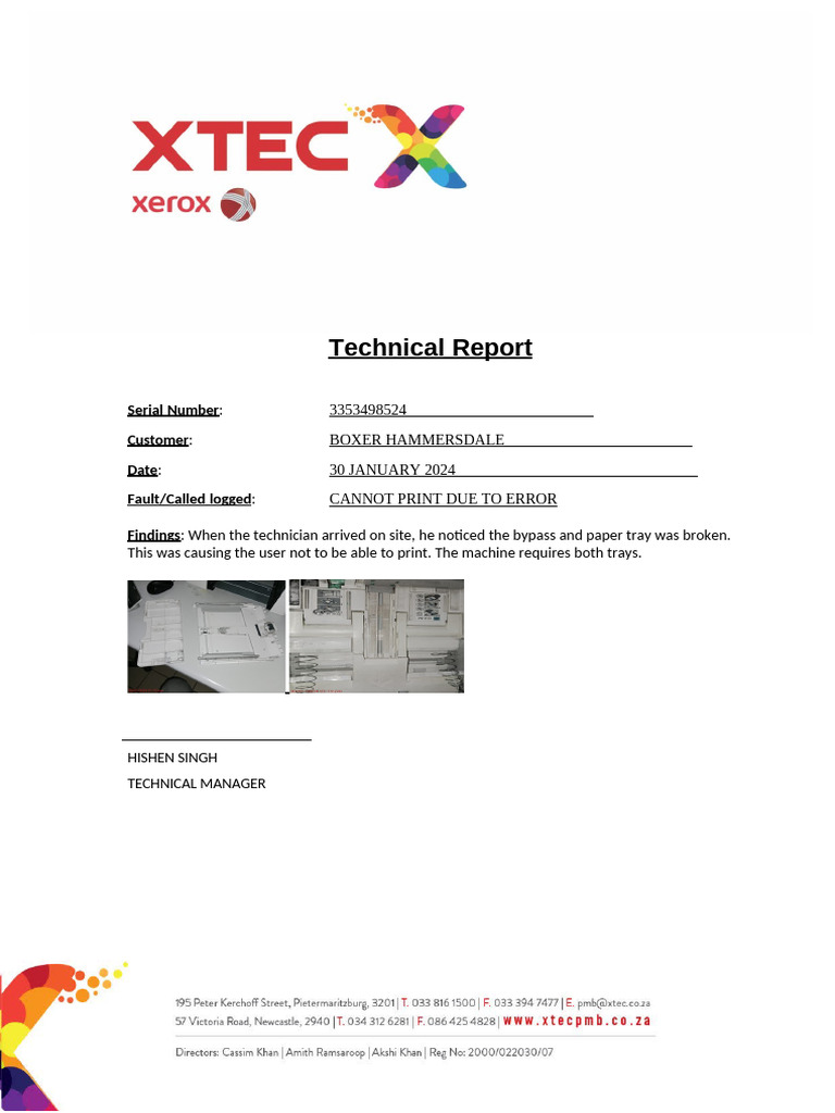 TECHNICAL REPORT_EXAMPLE | PDF