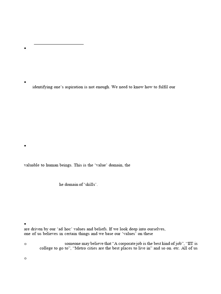 UHV UNIT1 & 2 Important Questions and Answers-1-29 | PDF ...