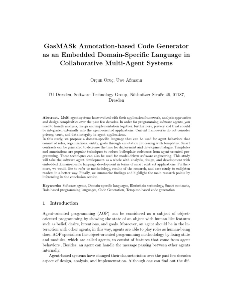GasMASk Annotation-based Code Generator as an Embedded Domain-Specific Language in Collaborative ...