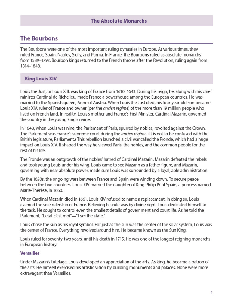 CKHG G6 U4 French-Revolution-And-Romanticism WTNK C03 AbsoluteMonarchs ...