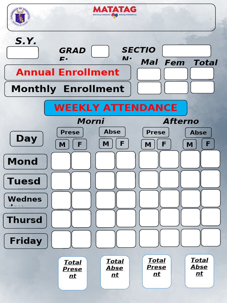 Attendance Chart | PDF