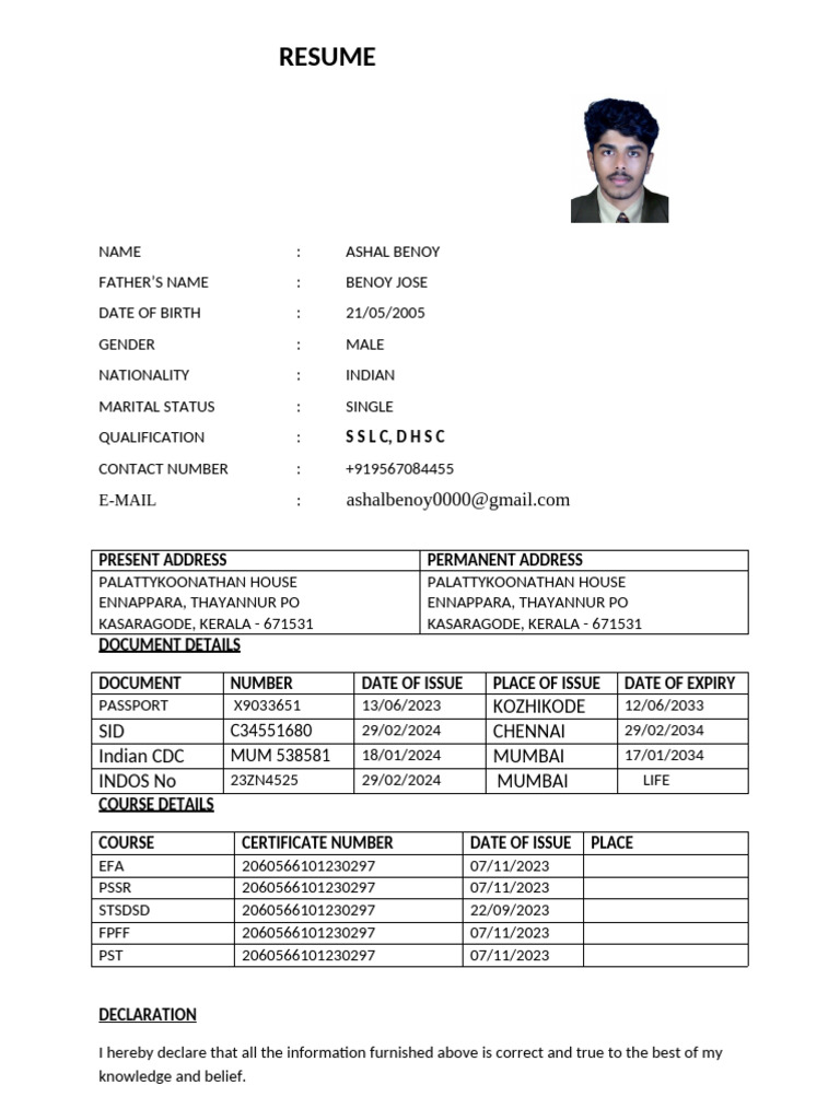 VIJEESH V Resume | PDF