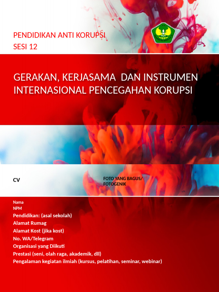Sesi 12 Kerjasama Internasional (1) | PDF