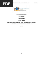 Grade 10 Macro Environment Overview | PDF | Inflation | Interest