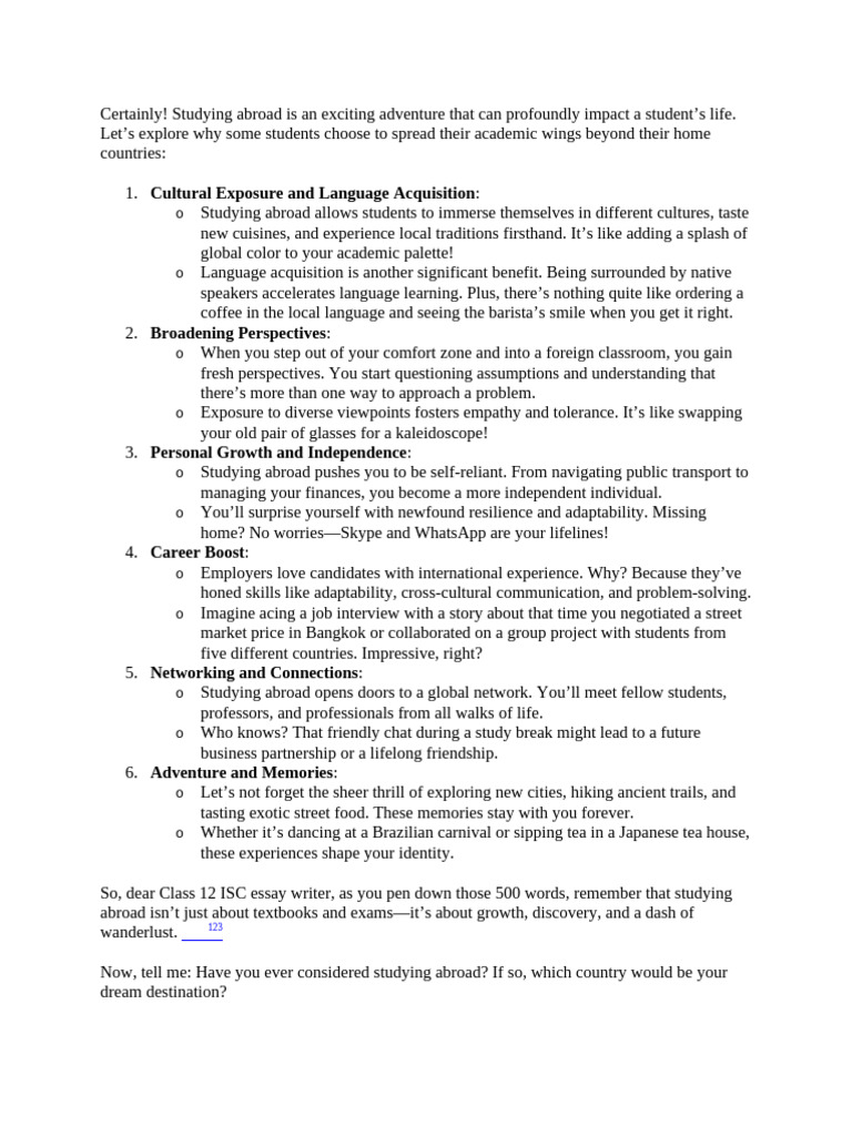 Essay Pdf International Student Behavior Modification