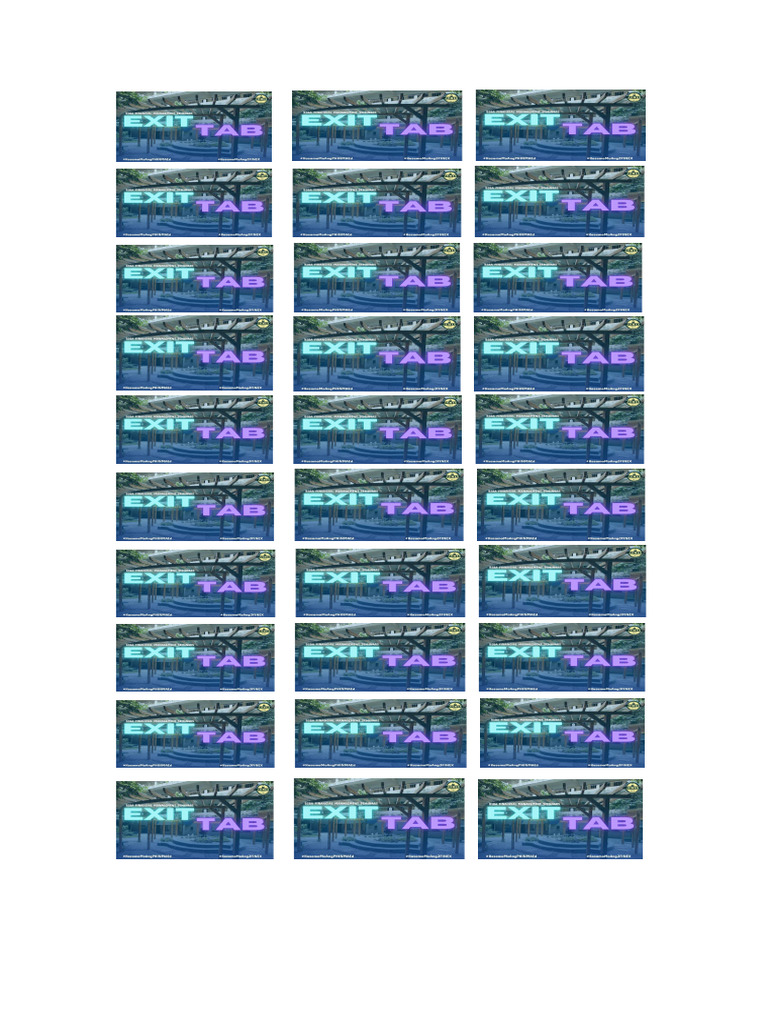 EXIT TAB | PDF
