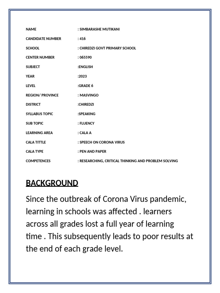 CALA TOP PAGE | PDF | Learning | Critical Thinking