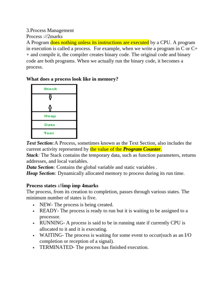 3 | PDF | Thread (Computing) | Process (Computing)