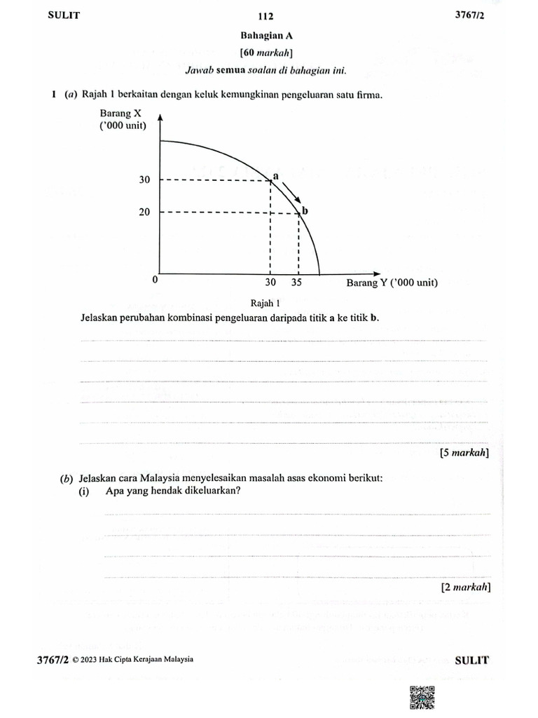 Ekonomi spm 2023 k2 | PDF