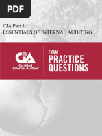 CIA - Part 1 - Unit 1 - Session 1-2 | PDF | Internal Audit | Audit