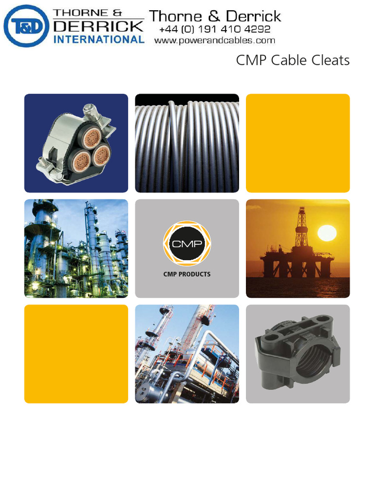 CMP Cable Cleats | PDF | Force | Electrical Wiring