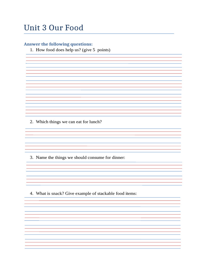 Understanding Food: Types and Benefits | PDF