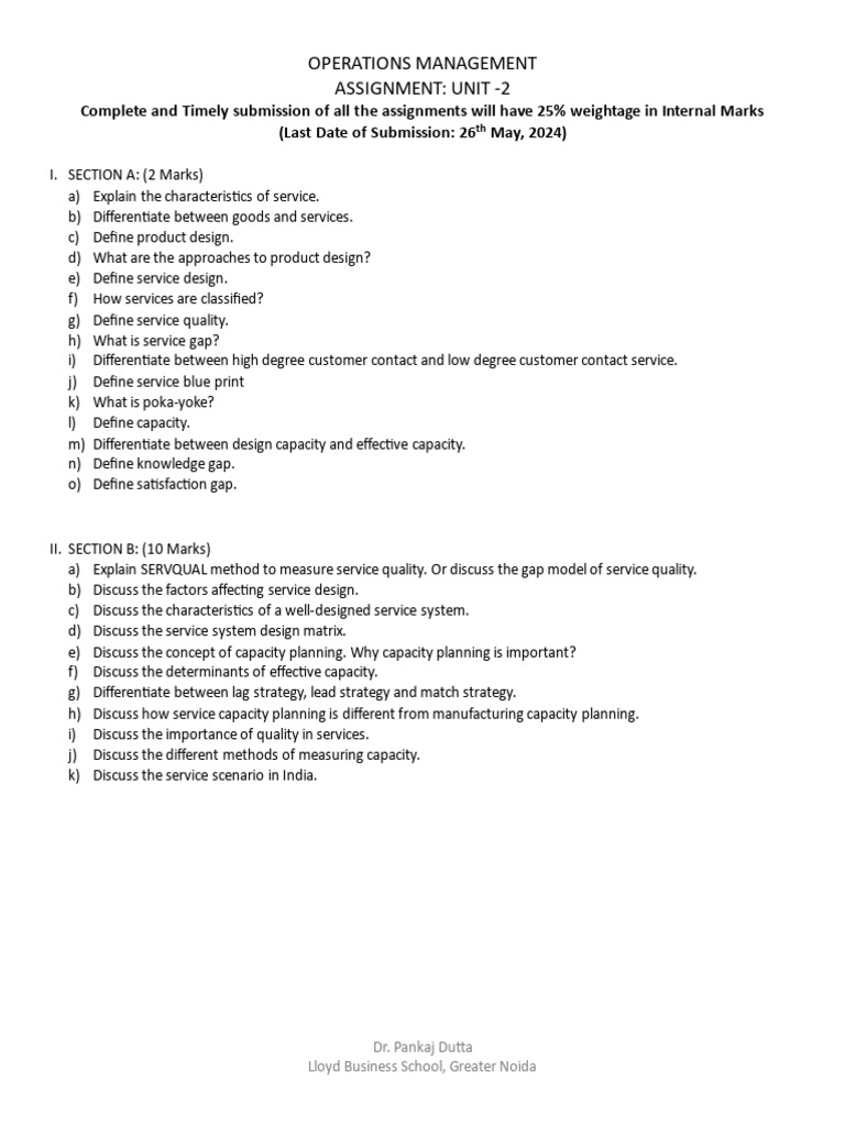 ASSIGNMENTS_UNIT_2 | PDF