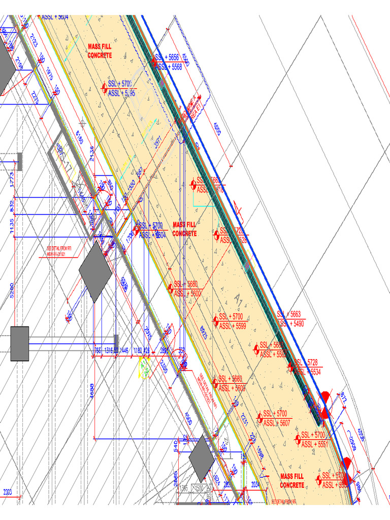 Upstand Wall Details for Mass Fill | PDF