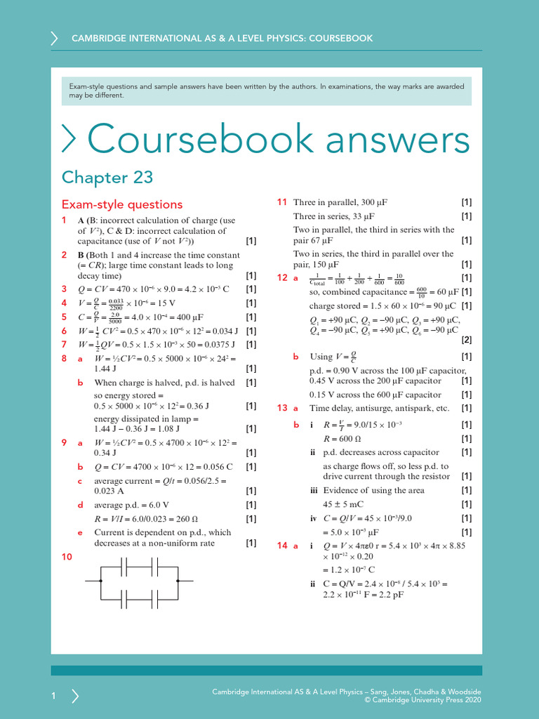 A Level Physics Exam Solutions | PDF | Metrology | Electrical Components