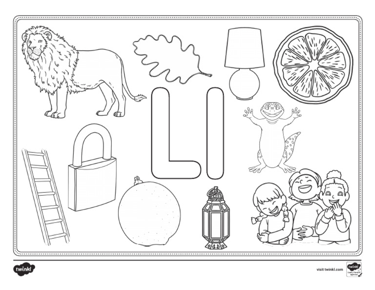 Letter L Coloring Page Us Se 1698759792 - Ver - 1 | PDF