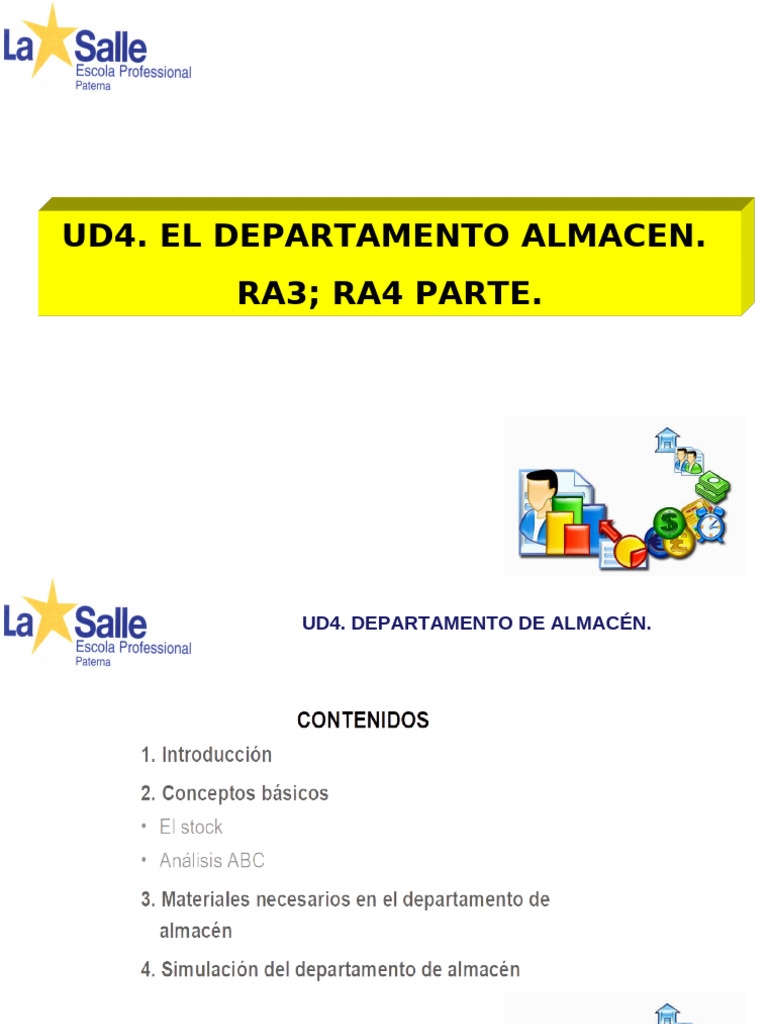 UD4. DEPARTAMENTO DE ALMACEN OK | PDF