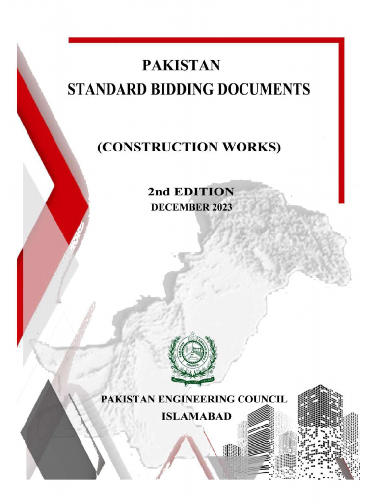 Pakistan Standard Bidding Documents Construction Works For Building and ...