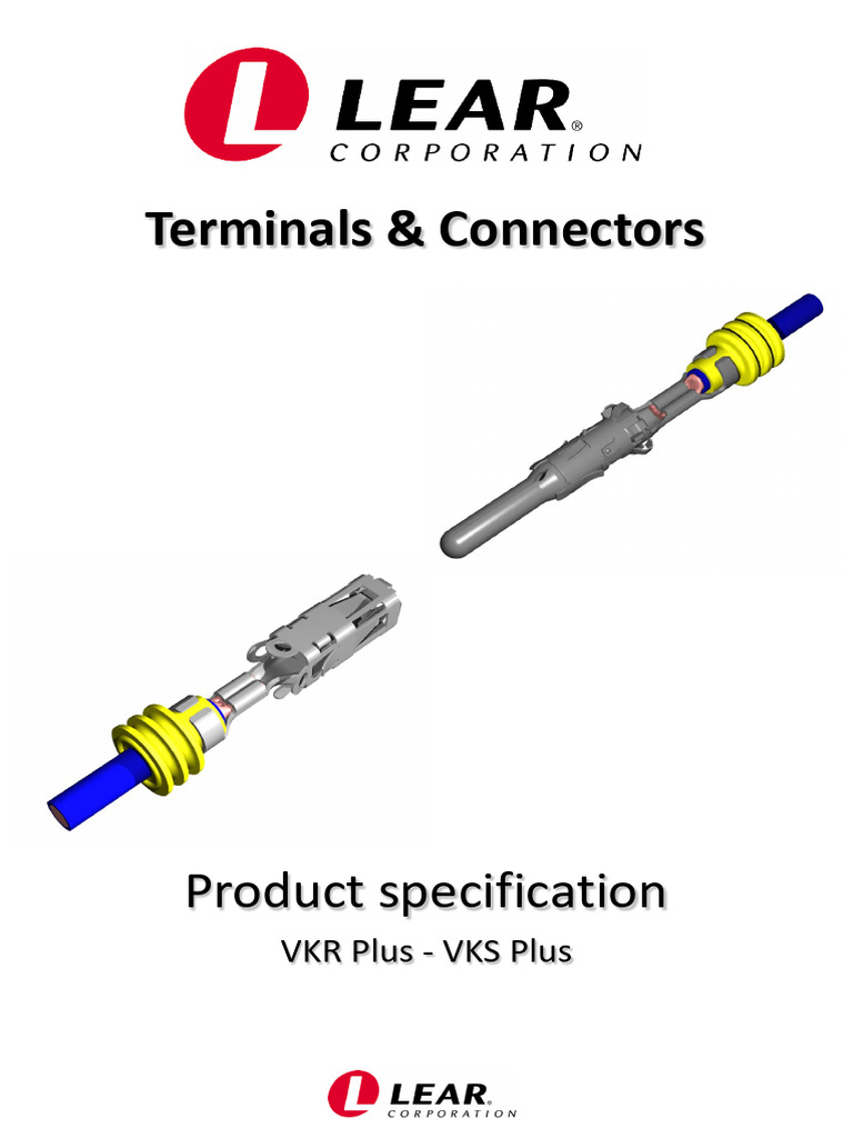 Lear Terminals Connectors Products | PDF | Electrical Connector | Wire