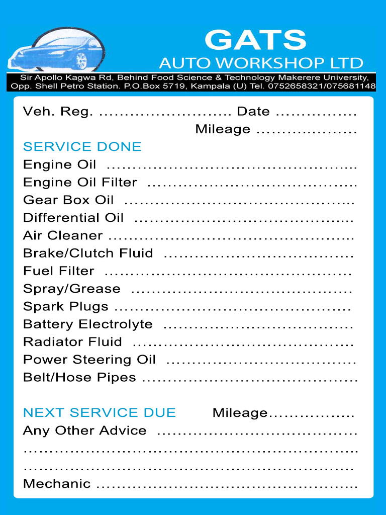 gats service card | PDF
