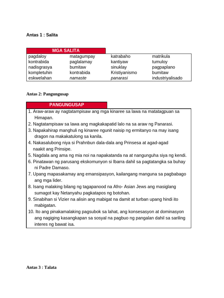 Filipino Letra | PDF