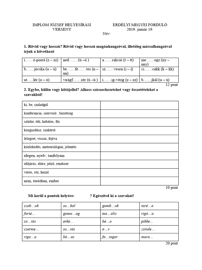 Impl 2019 Megyei Flap. | PDF