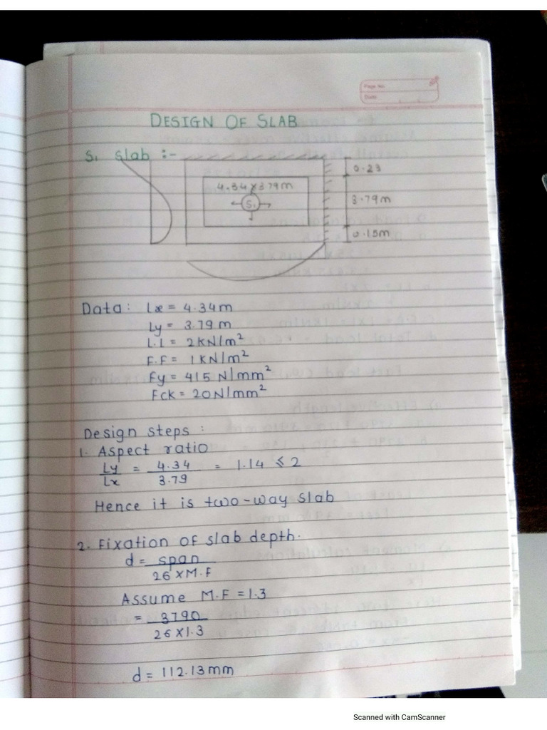 Slab Design RN-31 | PDF