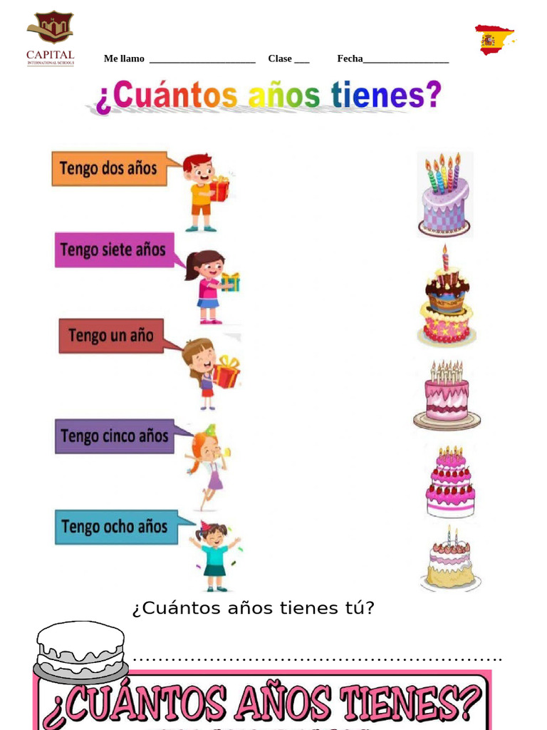 Cuantos Años Tienes GR1 | PDF