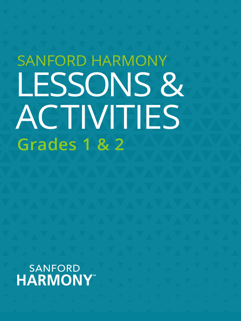 Sanford Harmony RRRR (G1-2) Activities | PDF | Learning | Friendship